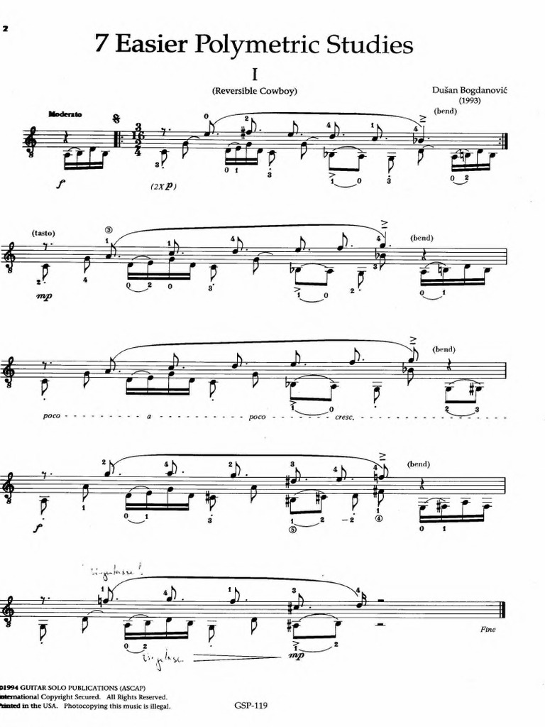 7 Easier Polymetric Studies - Bognovic | PDF