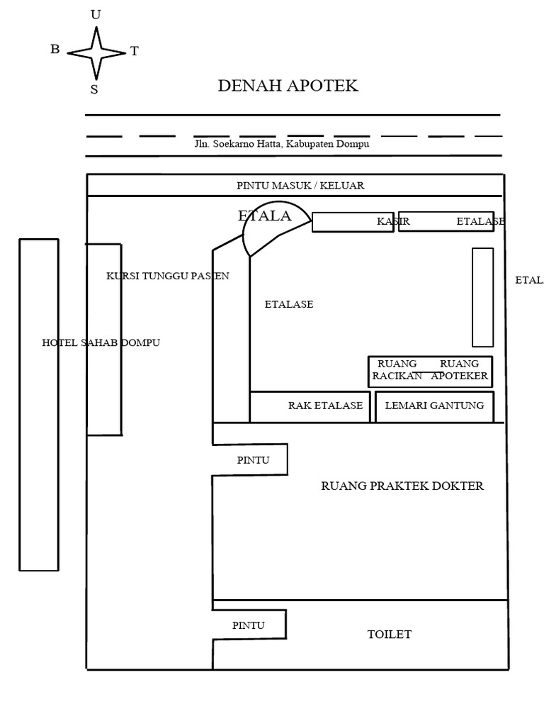 DENAH Apotek DOKTER | PDF