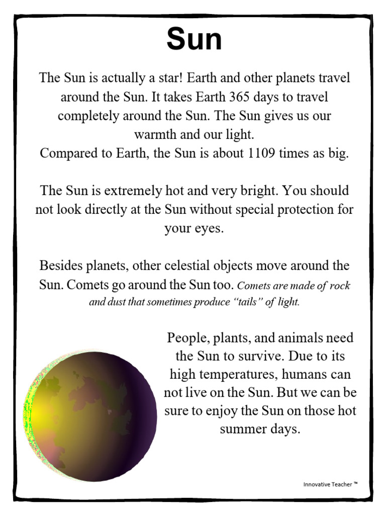 Celestial Bodies Worksheet | PDF | Planets | Neptune