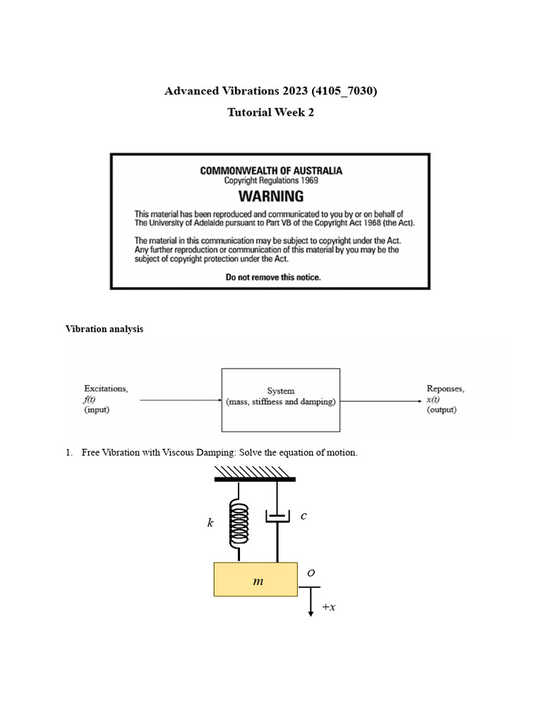 Tutorial | Download Free PDF | Oscillation | Scientific Phenomena Tutorial | Download Free PDF | Oscillation | Scientific Phenomena
