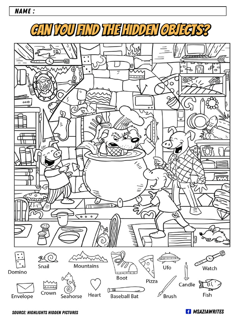 Hidden Pictures ENGLISH | PDF