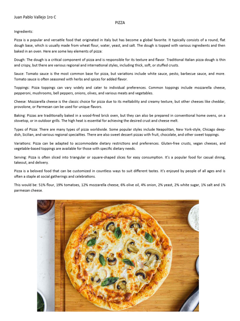 Pizza.docx 2 | PDF