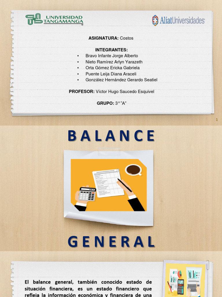 Balance General - Costos | Descargar gratis PDF | Hoja de balance | Business