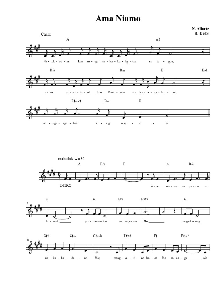 Ama Niamo (Alforte/Dolor) | PDF