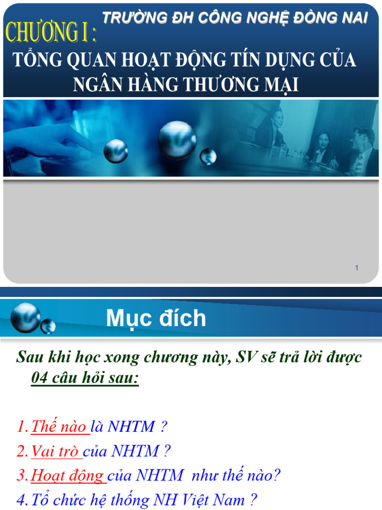 CHƯƠNG 1-TỔNG QUAN VỀ NHTM | PDF