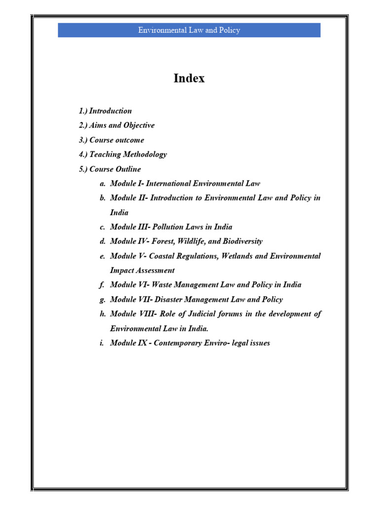 Environment Law Internship Toolkit | PDF | Environmental Law | Coast