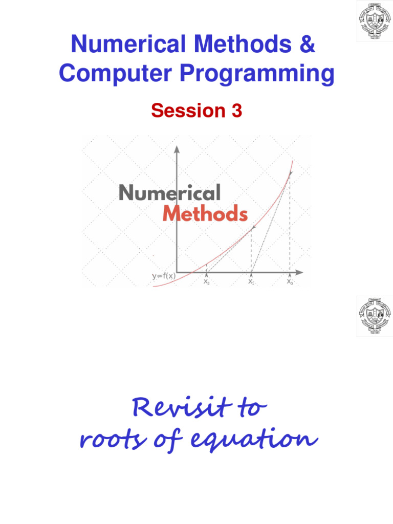 Unit 1 NM I-Bracketing Methods | PDF