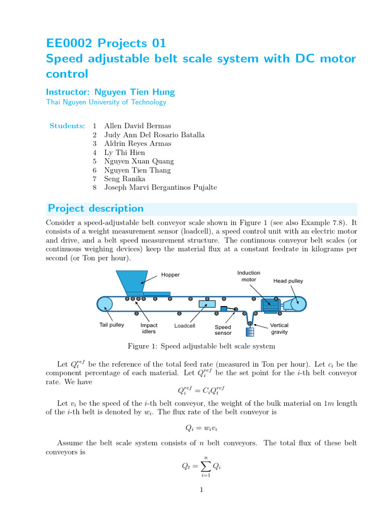 EE0002 Project 01 | PDF | Control Theory | Applied Mathematics