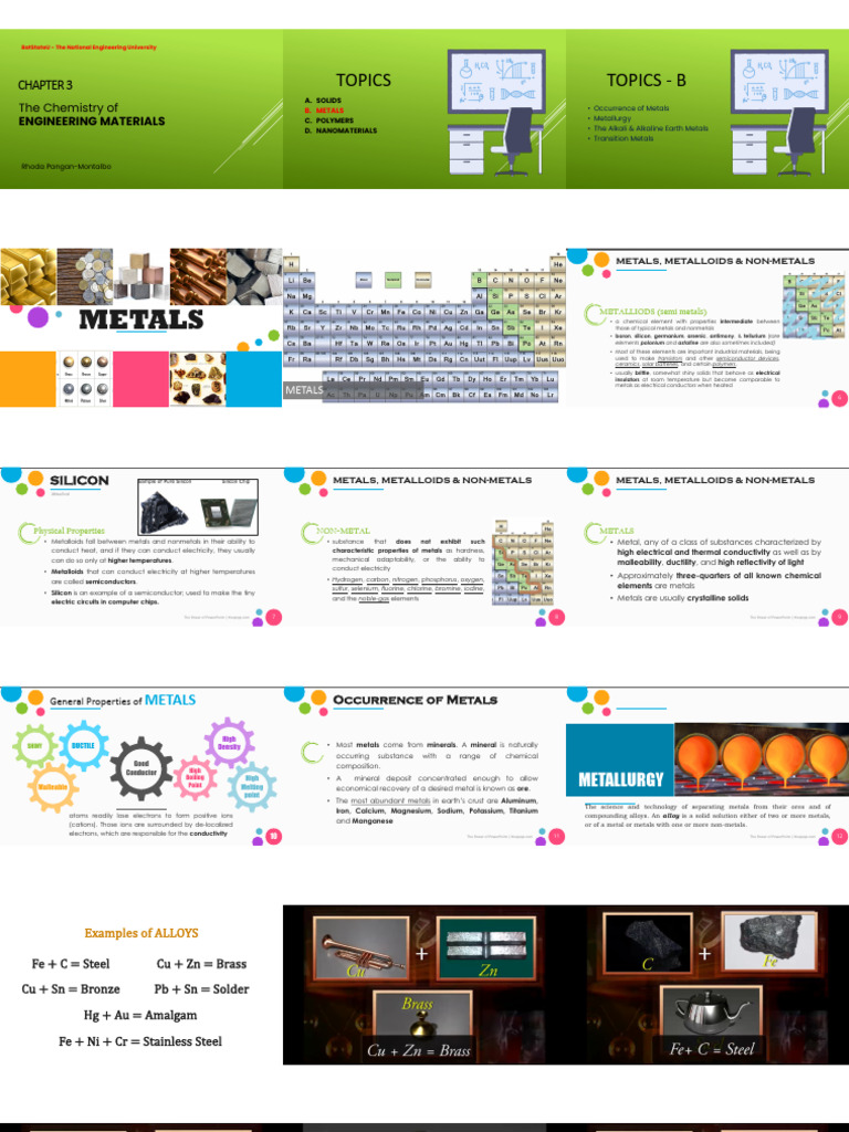 Metals | PDF | Metals | Calcium