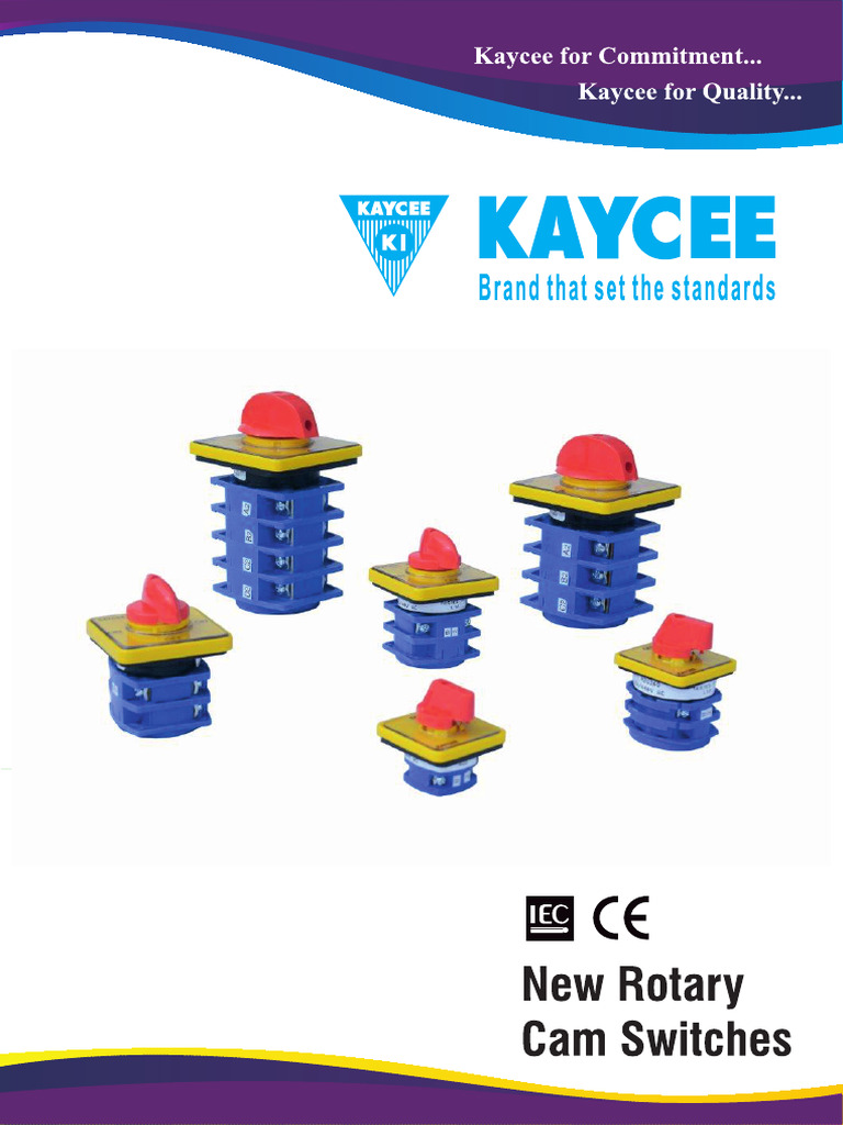 Rotary Cam Switches | PDF