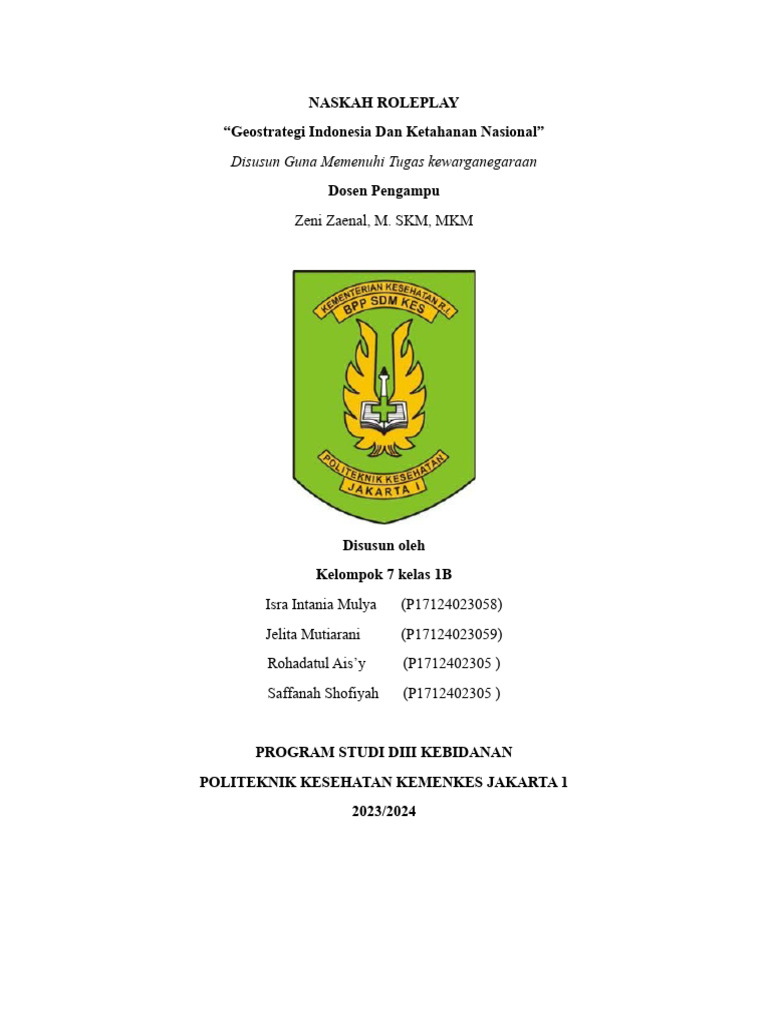 NASKAH ROLEPLAY KWN | PDF