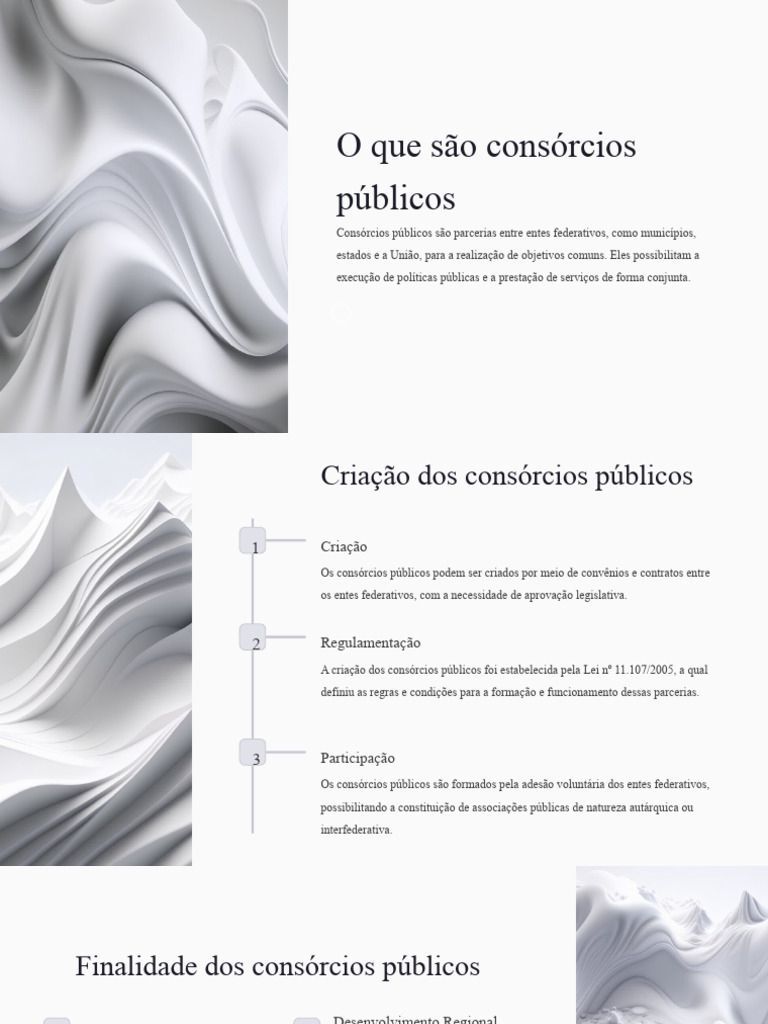 O Que Sao Consorcios Publicos | PDF | Economias | Esfera pública