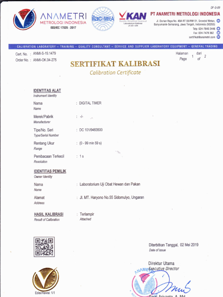 Kal Digital Timer | PDF