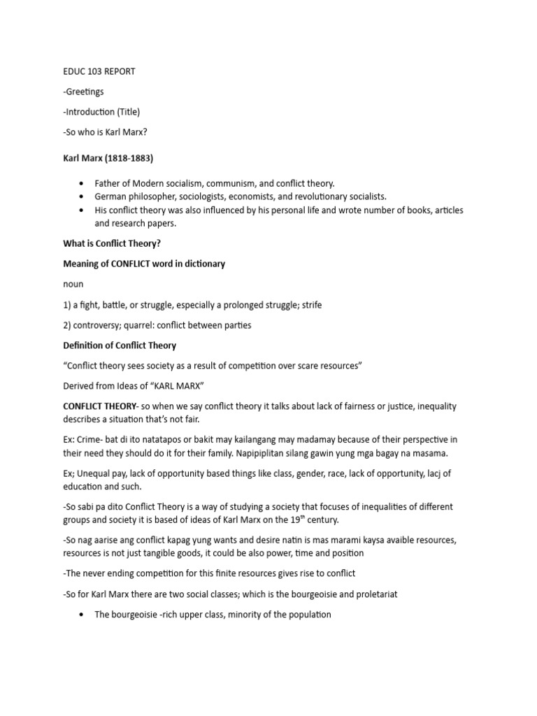 EDUC 103 REPORT | PDF