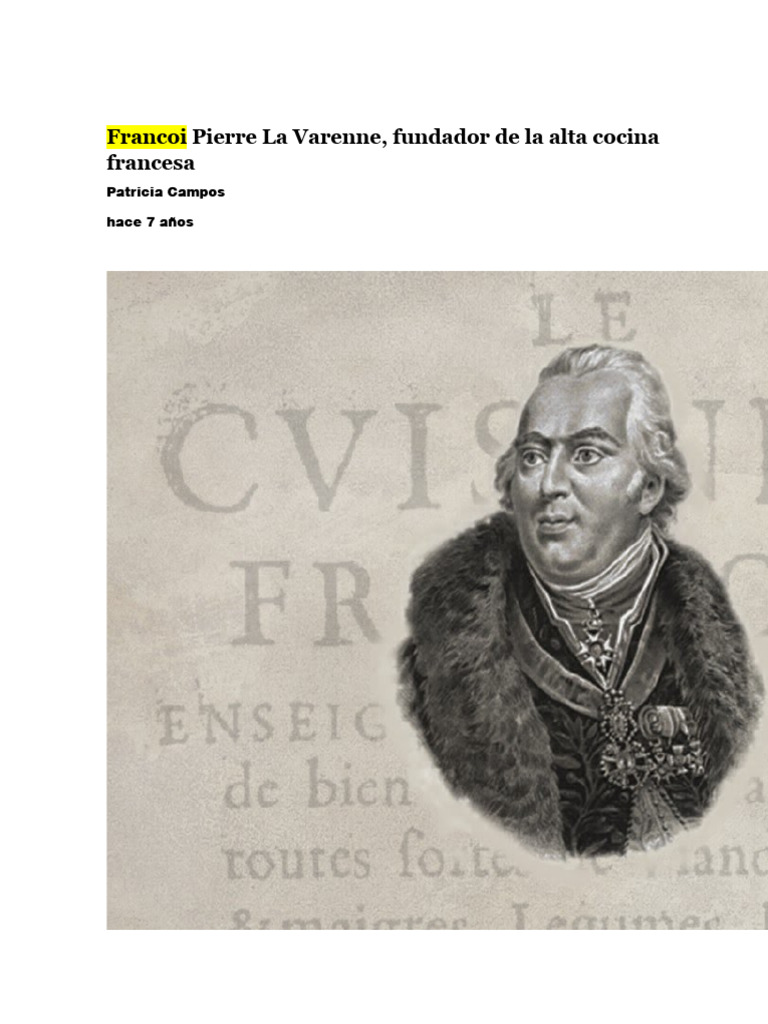 Francis Pierre | PDF | Cocina francés | Salsa