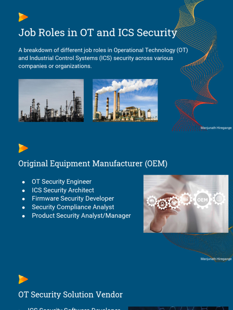 Job Roles in OT ICS security (1) | PDF