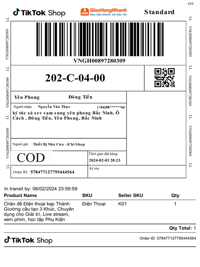02-04 - 10-57-23 - Shipping Label+packing List | PDF