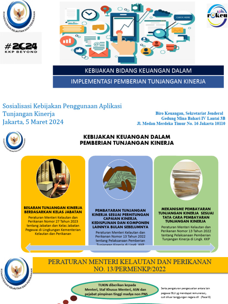 Paparan Kebijakan Pembayaran Tunkin 2024 | PDF