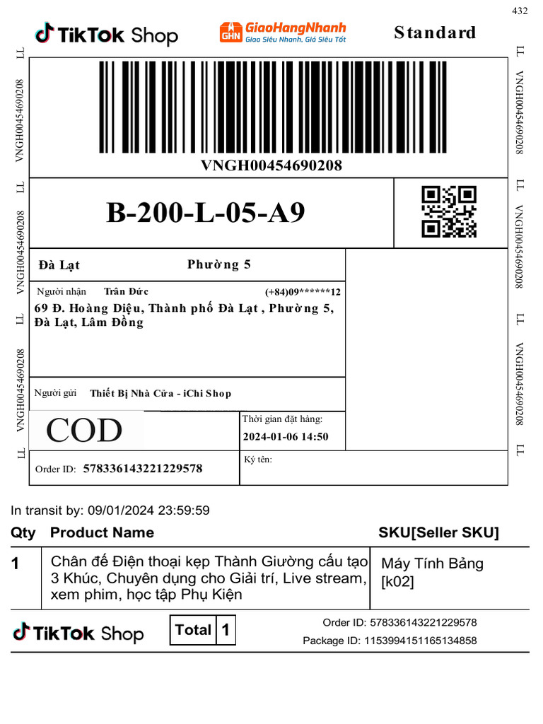 01-07 - 10-43-40 - Shipping Label+packing List | PDF