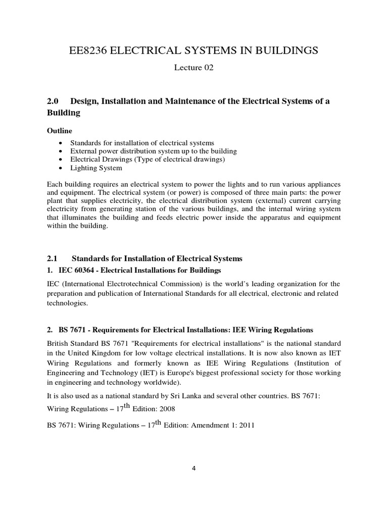 Lecture 02 - Introduction Continue | PDF | Electrical Wiring | Physical Quantities