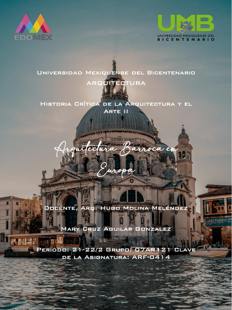 Analisis Arquitectonico Del Barroca en Europa | PDF | Barroco | Sábana Santa de Turín