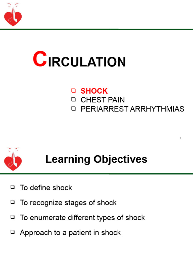 Understanding Shock: Types and Management | PDF | Shock (Circulatory ...