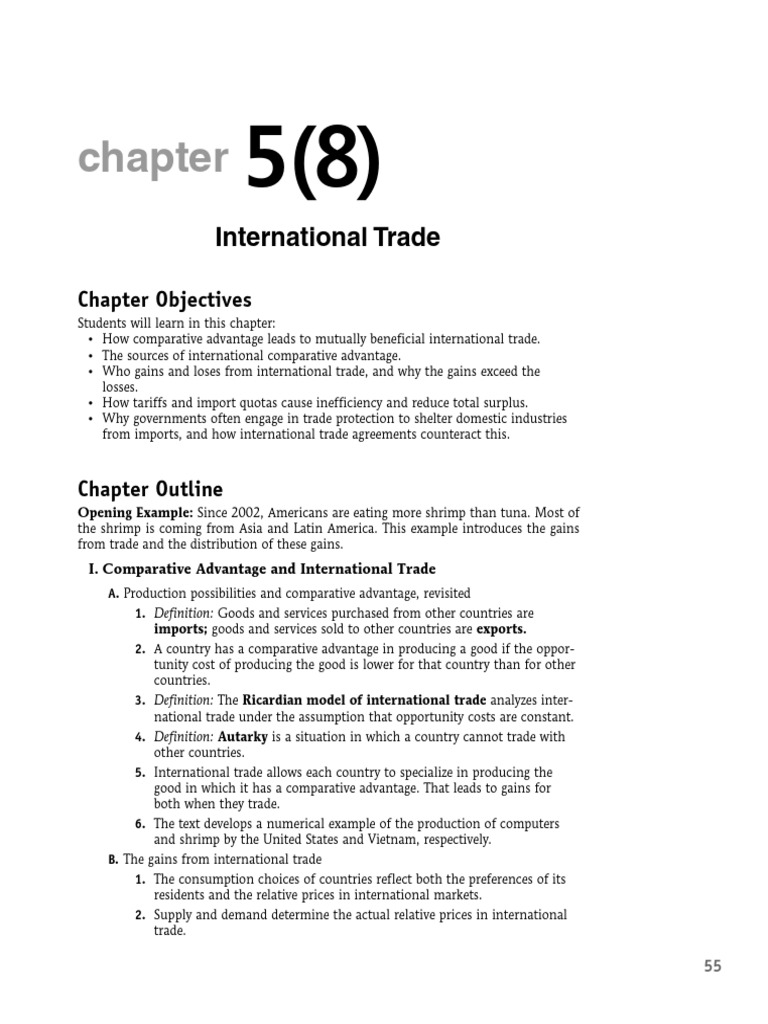 Trade | PDF | Comparative Advantage | Economic Surplus