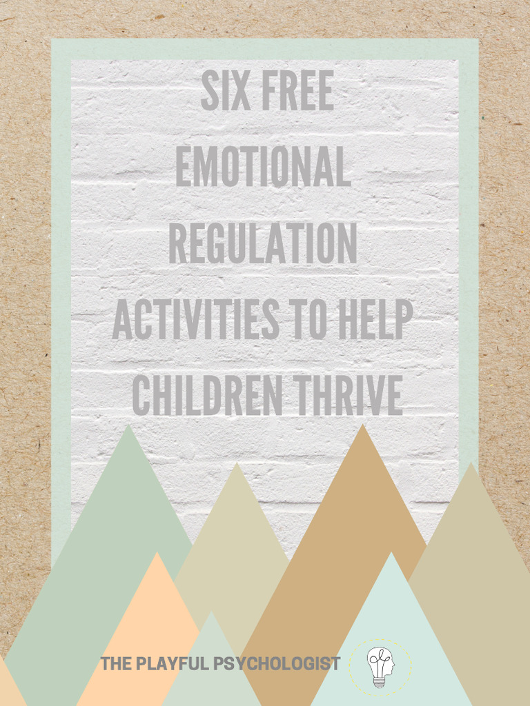 Free Emotional Reg Activity Booklet | PDF | Self Esteem | Psychology