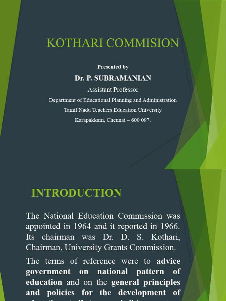 Kothari - Commission | PDF