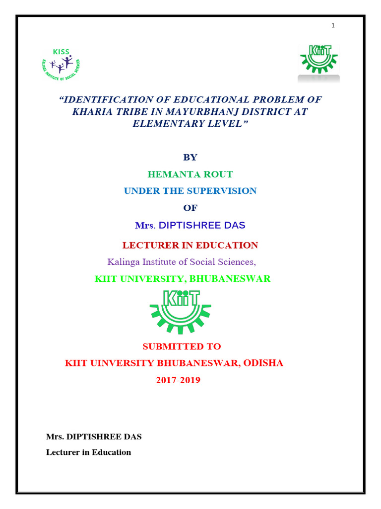 Hemanta's Dessertation | PDF | Tribe