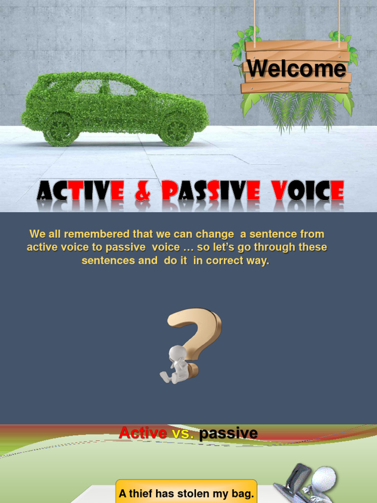 Mastering Passive Voice Basics | PDF | Verb | Semantic Units