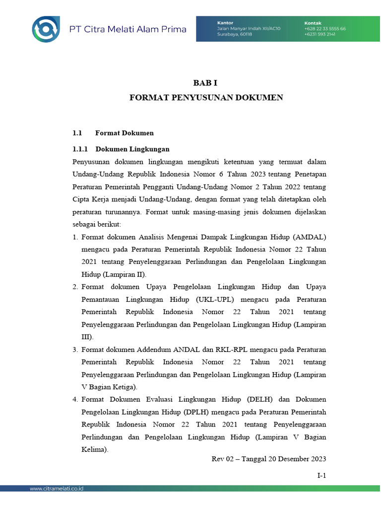 Standar Keberterimaan Dokumen Dan Kaidah Penulisan Rev 02 | PDF
