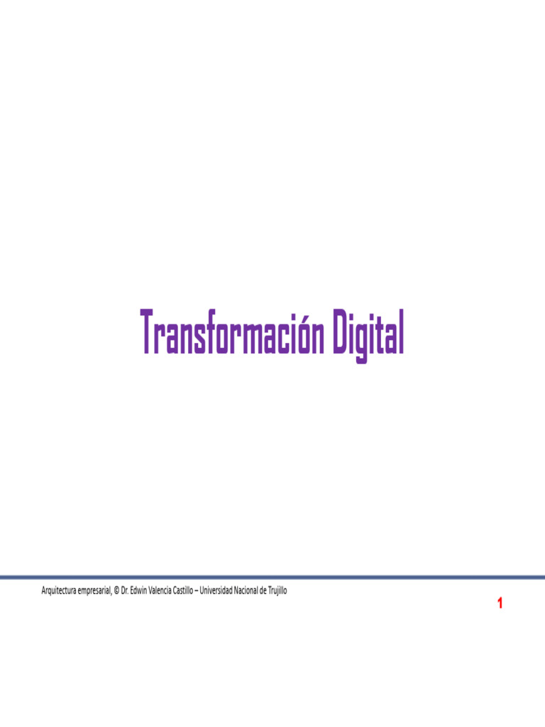 Lecture 04 Transformación Digital | PDF | Computación en la nube | Internet de las Cosas