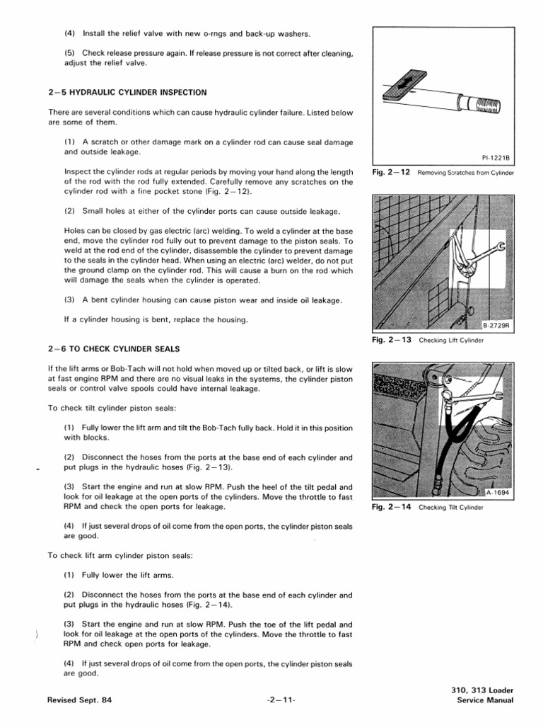 Hydraulic Cylinder inspection | PDF