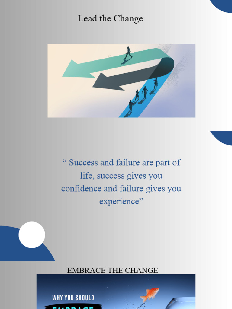 Lead The Change | PDF