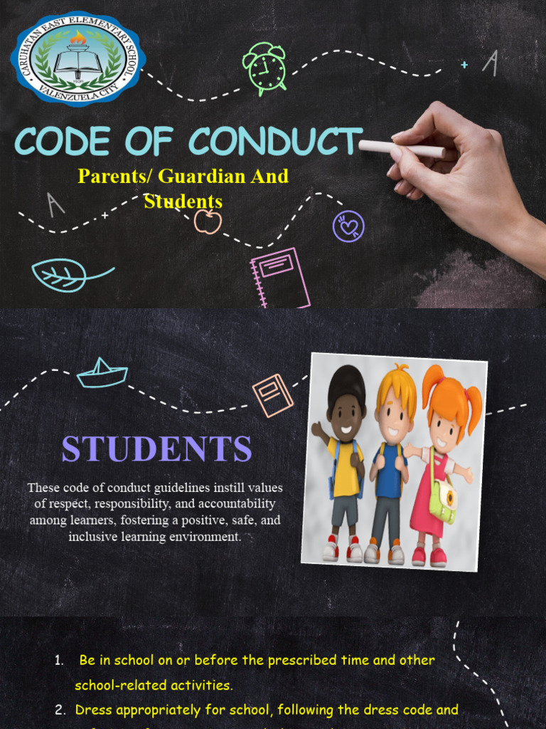 School CODE OF CONDUCT | PDF | Clothing | Learning