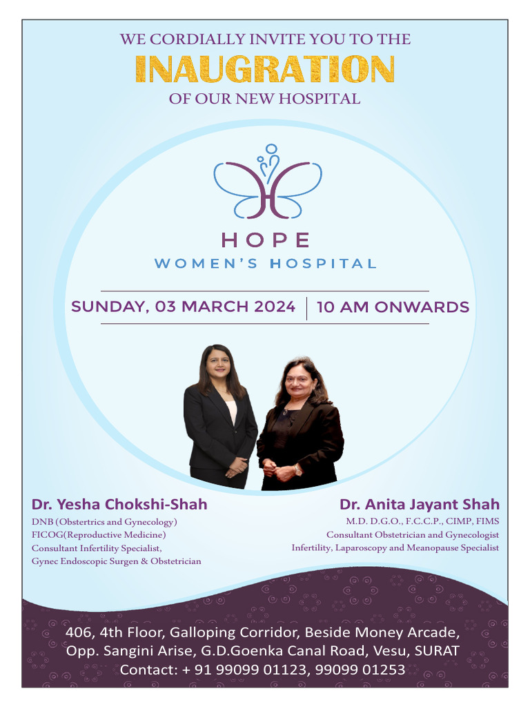 HOPE HOSPITAL- INVITATION | PDF