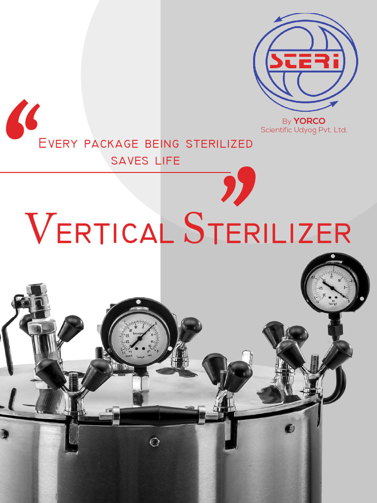 Stainless Steel Steri Vertical Triple Wall Autoclave | PDF | Physical ...