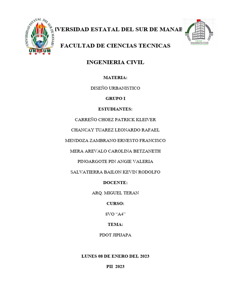 Pdot Jpijapa | PDF | Sustentabilidad