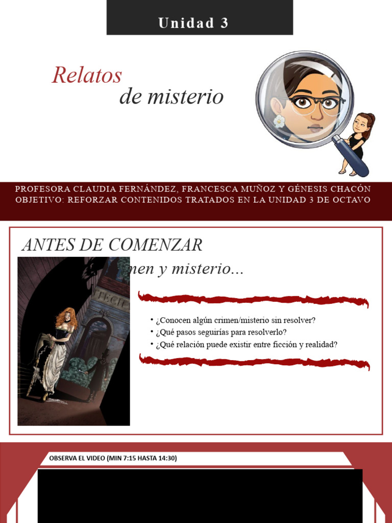 Repaso Unidad 3 | PDF | Película de misterio | Las artes