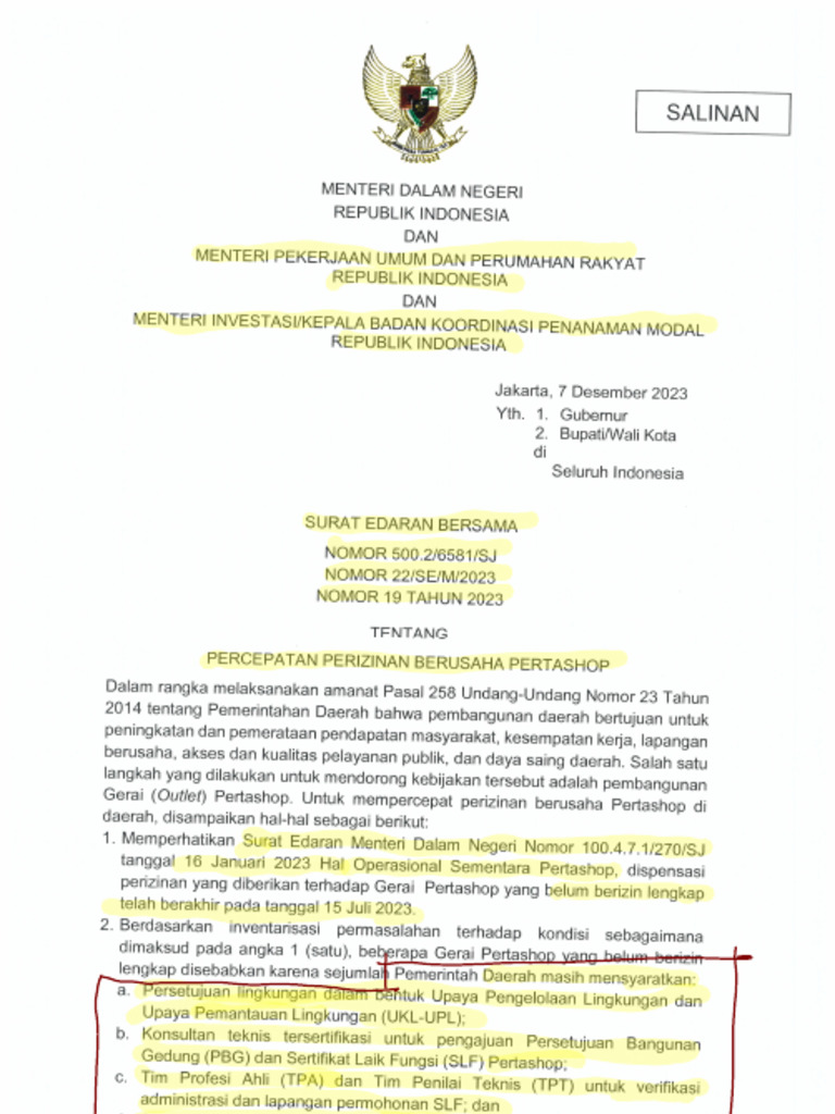 Salinan SEB Pertashop | PDF