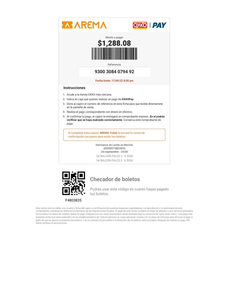 Checador de Boletos: Instrucciones | PDF