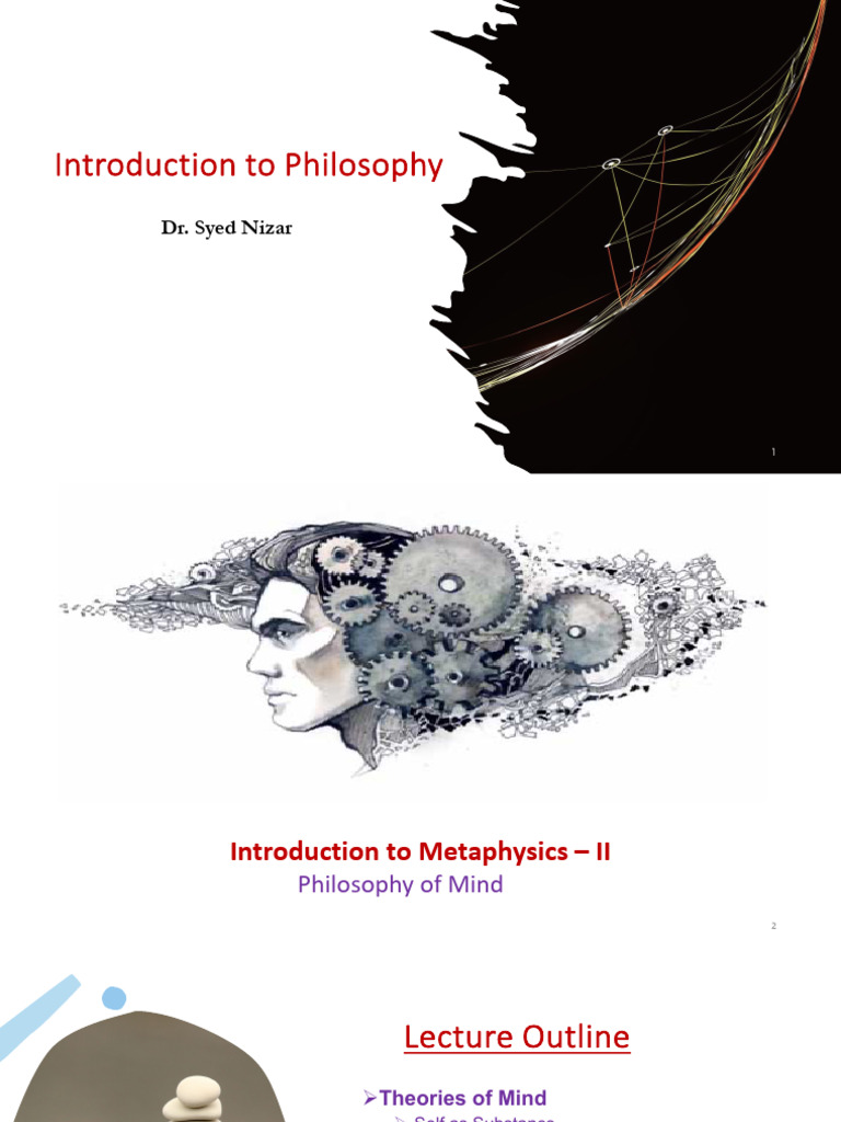 Lecture Set 3 Introduction To Metaphysics II | PDF | Mind | Philosophy ...