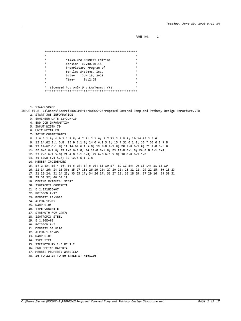 Structure Design Analysis Pdf Bending Cartesian Coordinate System