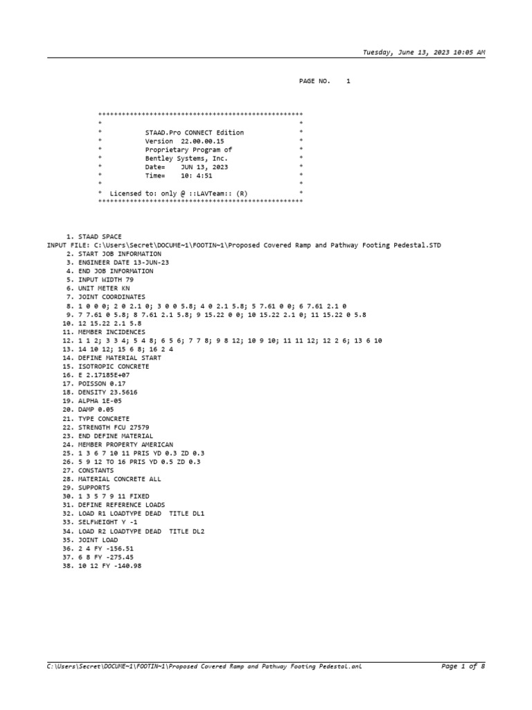 Footing Pedestal Design Analysis | PDF | Civil Engineering | Mechanical ...