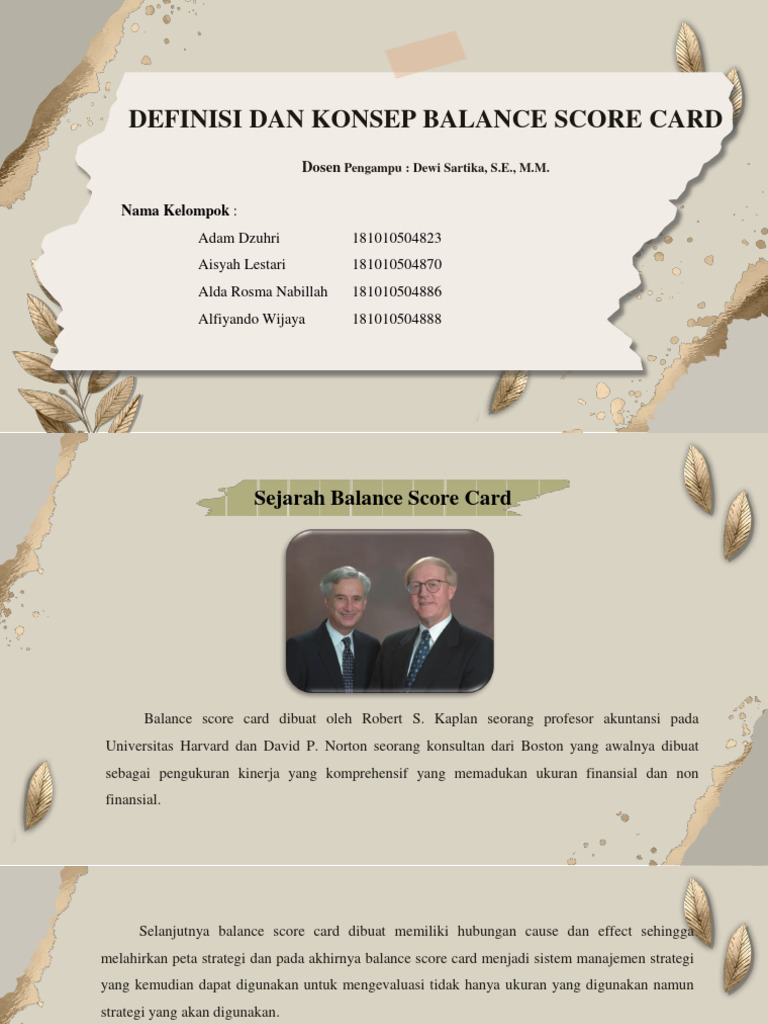 Panduan Balance Score Card | PDF | Bisnis