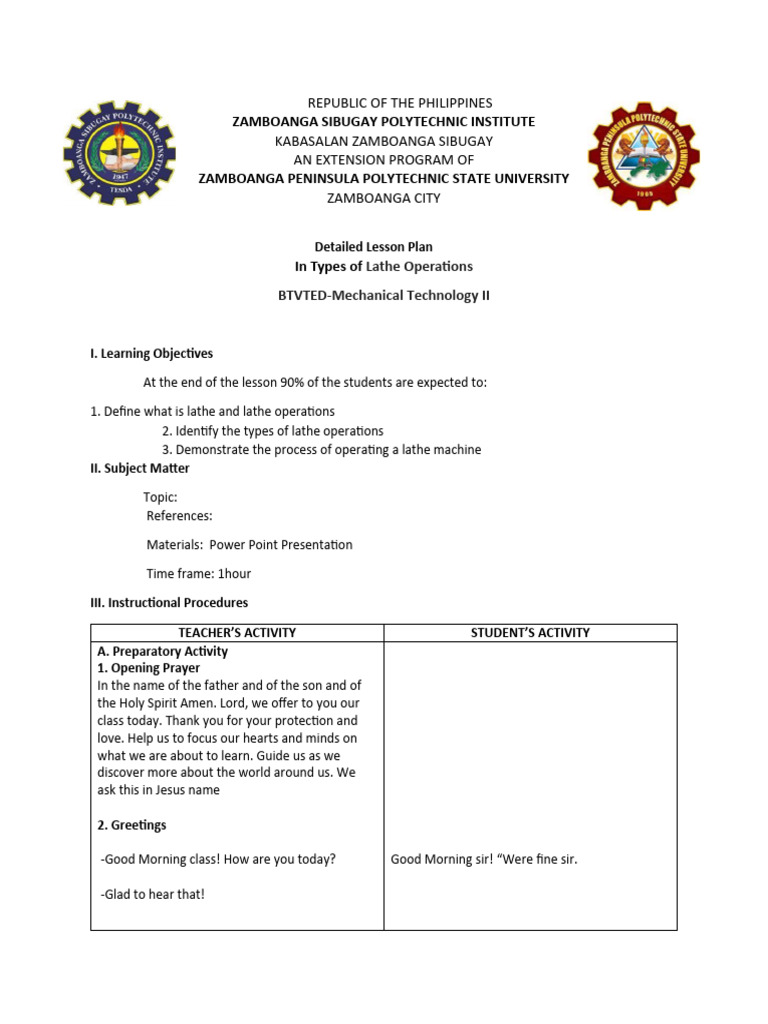 Lesson Plan in Dessert | PDF | Tools | Lesson Plan