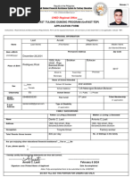 TDP Application Form | PDF