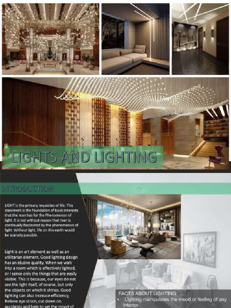 Interior Design Lighting | PDF