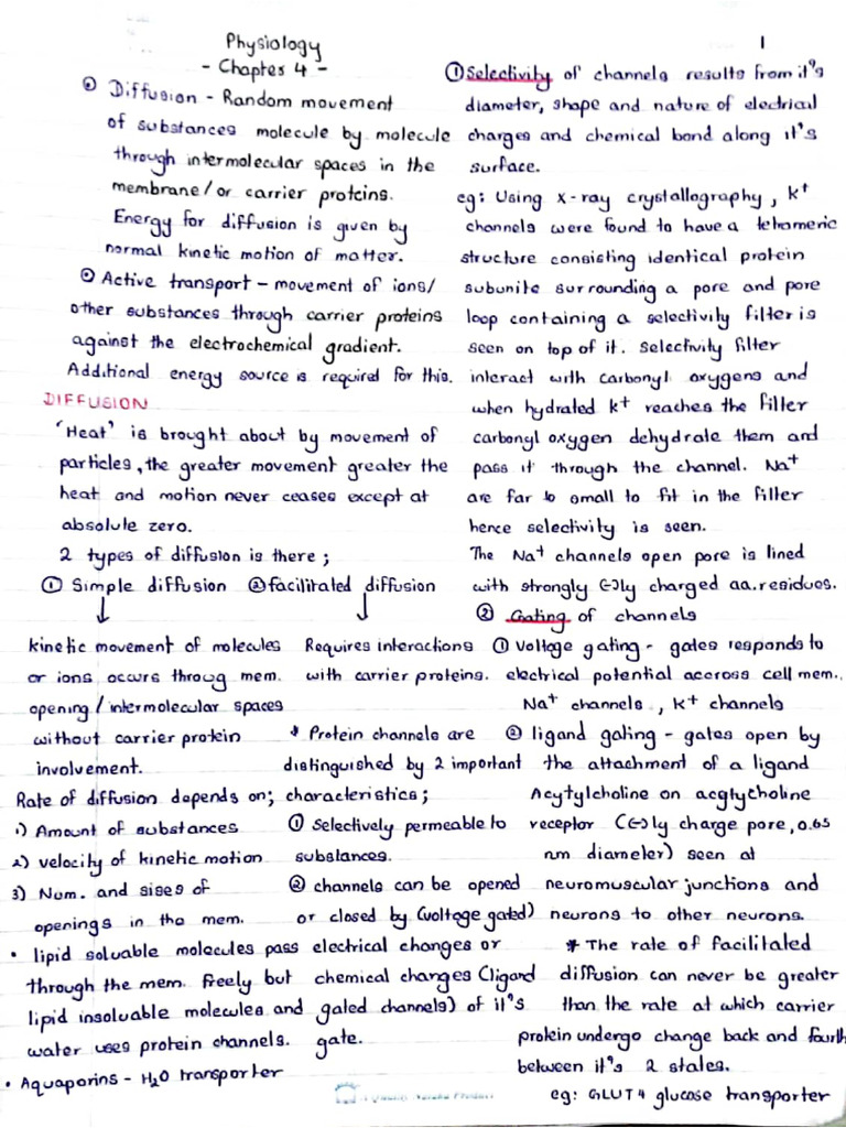 Physio Notes | PDF